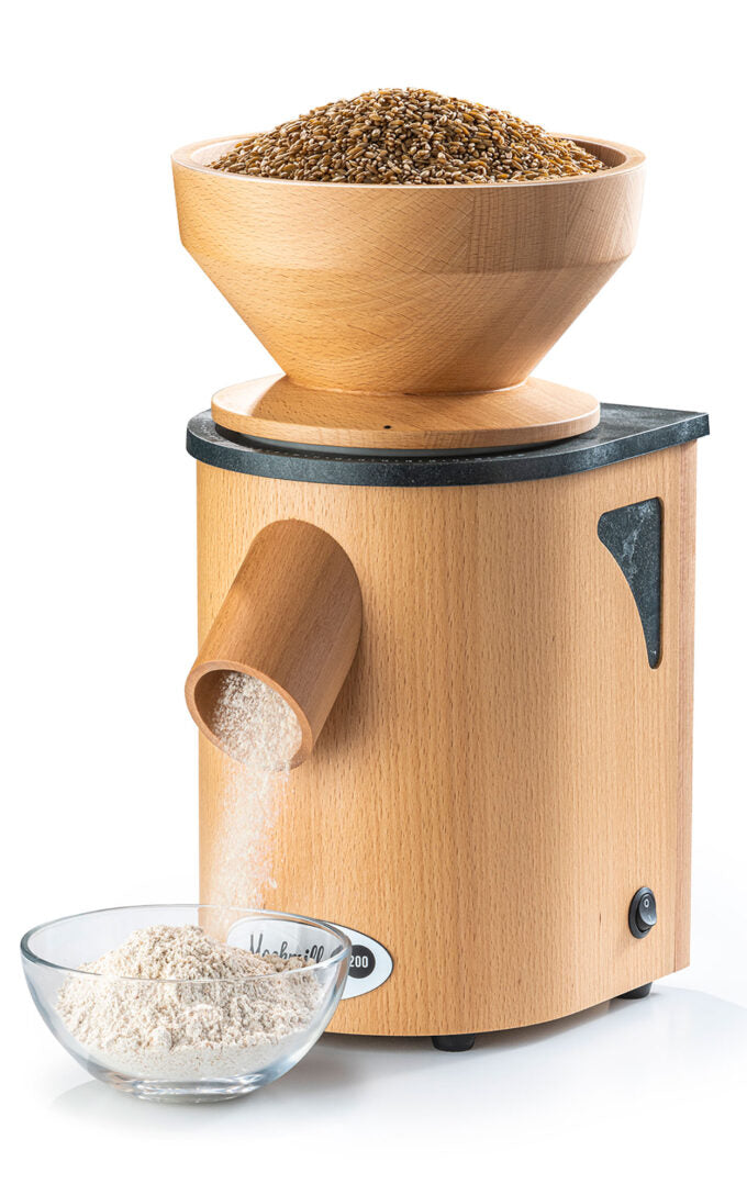 MOCKMILL Professional 200 Stone Grain Mill – A&B Grainmills & Organics